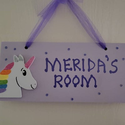 Princess Crown Room Sign, Wood Cutout Design, Hand Personalized. Kids ...