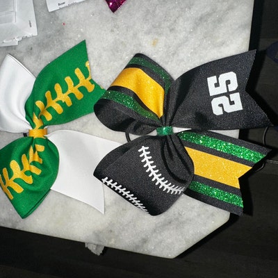 Custom Cheer Bow in Your Team Colors, Great Gameday Cheer Bow ...