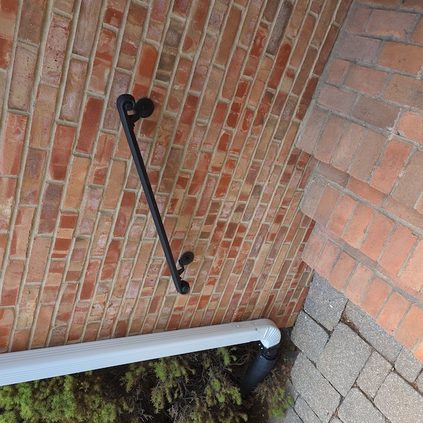 Metal Handrail 2" Molding Cap Volute, Flat Black - Etsy