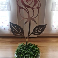 Table Top Rose Plasma CNC DXF Flower - Etsy Canada