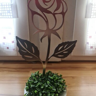 Table Top Rose Plasma CNC DXF Flower - Etsy