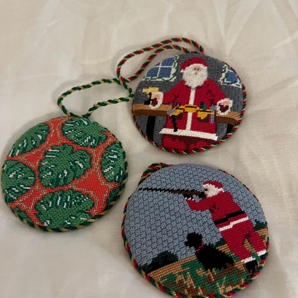 Needlepoint Ornament Finishing Service - Hand Sewn in 8-10 Weeks - Etsy