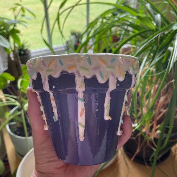Sprinkle Planter, Cloud Plant Pot, Sunset Planter, Ice Cream Planter ...