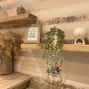 Wooden Rustic Floating Shelves Handcrafted Using Sustainable - Etsy