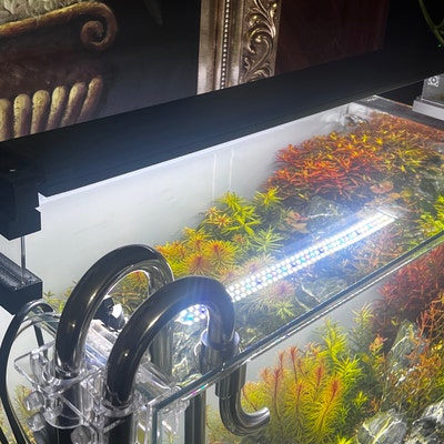 Nicrew Skyled Light Stand 2 Wide Base LED Riser, Fish Tank Light Lift ...