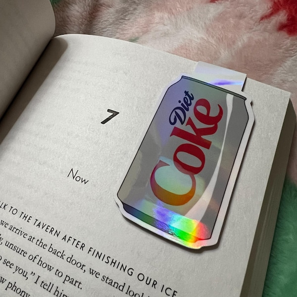 Diet Coke Magnetic Bookmark - Quirky Soda Can Design - Perfect for Book ...