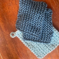 Rug Knitting Pattern PDF, Waves. Beginners Bath Mat Knitting Pattern ...