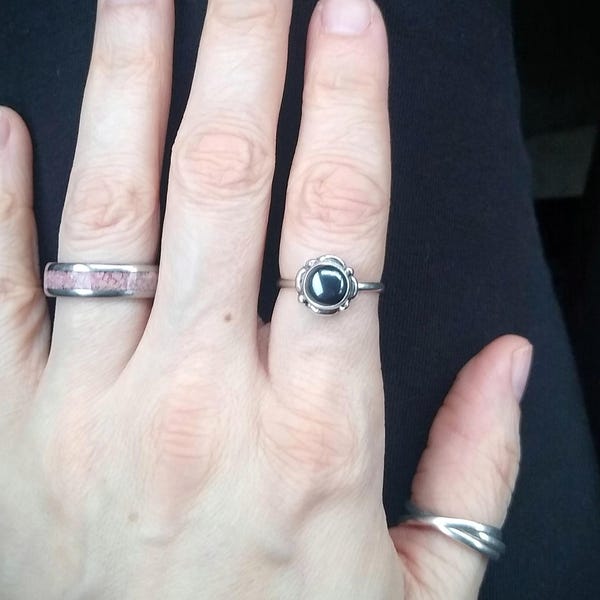 Oval Pink Conch Shell Ring/sterling Silver Queen Conch Shell Ring/conch ...