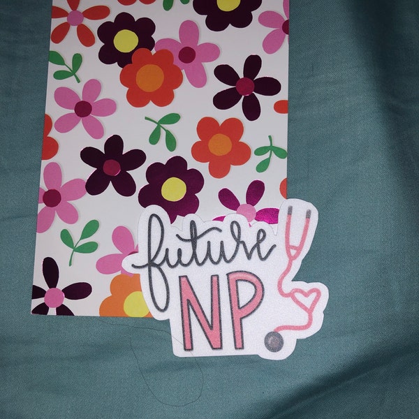 Future NP Sticker, Nurse Practitioner Student Gift, Laptop Decal - Etsy