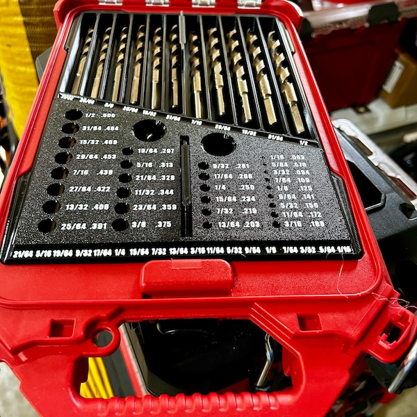 Extra Large Drill Bit Organizer - Neatly Organize Your Bits - Etsy