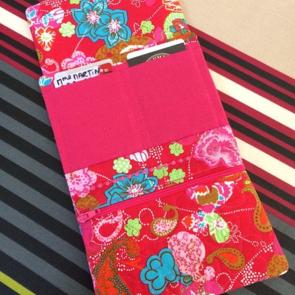 In the Hoop Trifold Wallet 6x10 Machine Embroidery Design File Instant ...