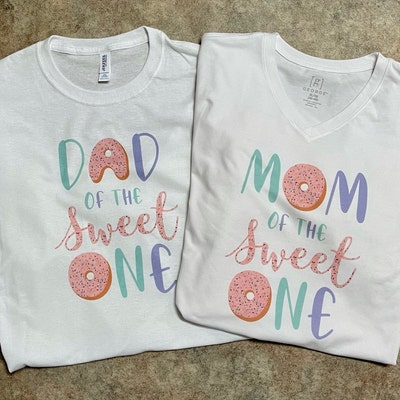 Instant Download Pair of mom of the Sweet One & dad of the Sweet One ...
