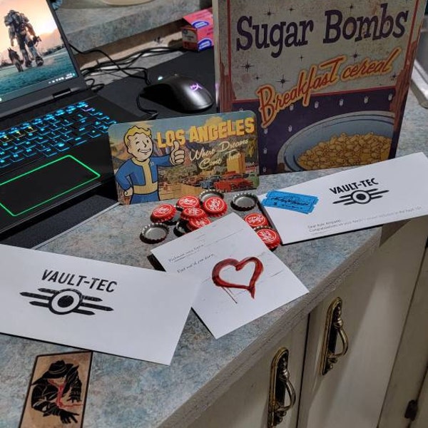 Un-official Handmade Fallout 4 - Cardboard Box Props - Etsy