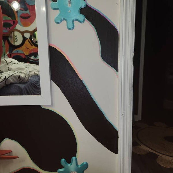 Splat Slime Outlet Cover – 3D Printed Retro Wall Plate, Unique Home ...