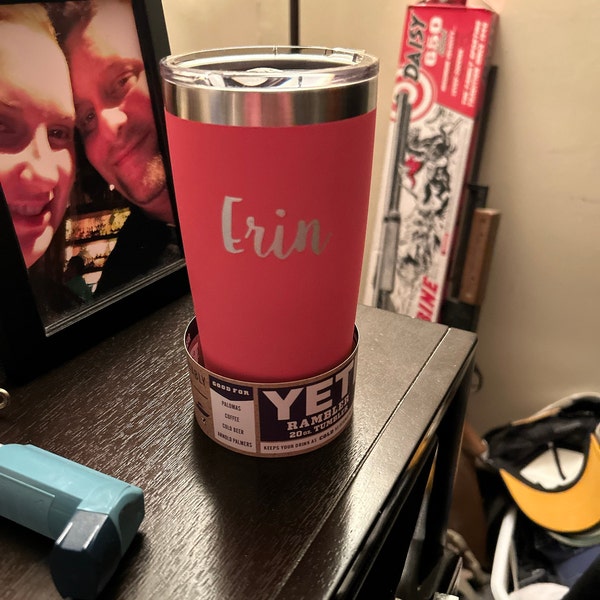 Yeti Rambler Tumbler 20 Oz Personalized Customized Rare Colors - Etsy