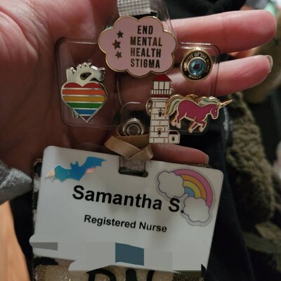 End Mental Health Stigma Enamel Pin / Mental Health Awareness Pin ...