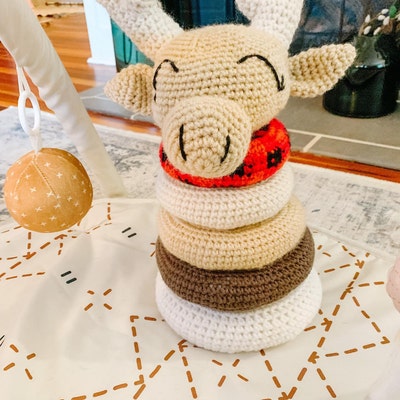 PDF Pattern: Little Deer Stacking Ring Crochet Toy - Etsy