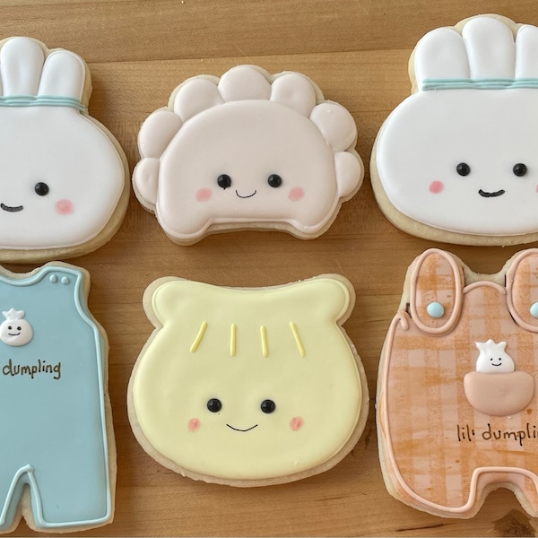 Dumpling D, Dim Sum Cookie Cutters, Chinese Food, Brunch, Fondant and ...