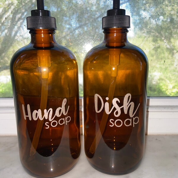 Soap Bottle Stickers. Dish Soap Decal. Hand Soap Decal. Wash Your Hands ...
