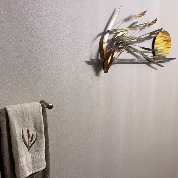 Fly Fishing Towel - Embroidered Towel - Fly Fishing Rod - Fishing Towel ...