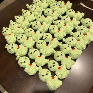 CROCHET PATTERN - Meanie Greenie | No Sew | Amigurumi | Crochet Plushie ...