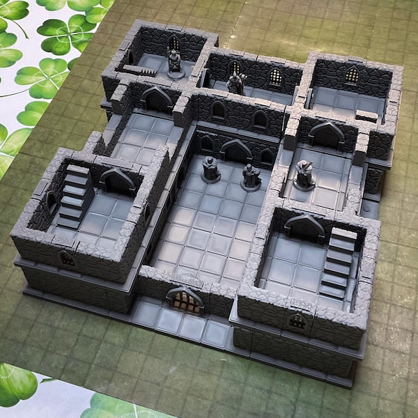 Modular 3D Dungeon Map Tiles for Heroquest: 611-piece Softlock™ Set - Etsy