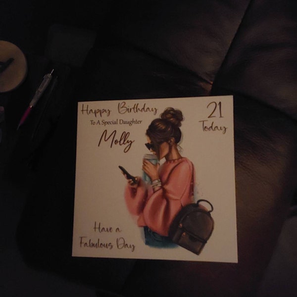 Personalised Prom Card on Your Prom Night School Prom Girls Teenager ...