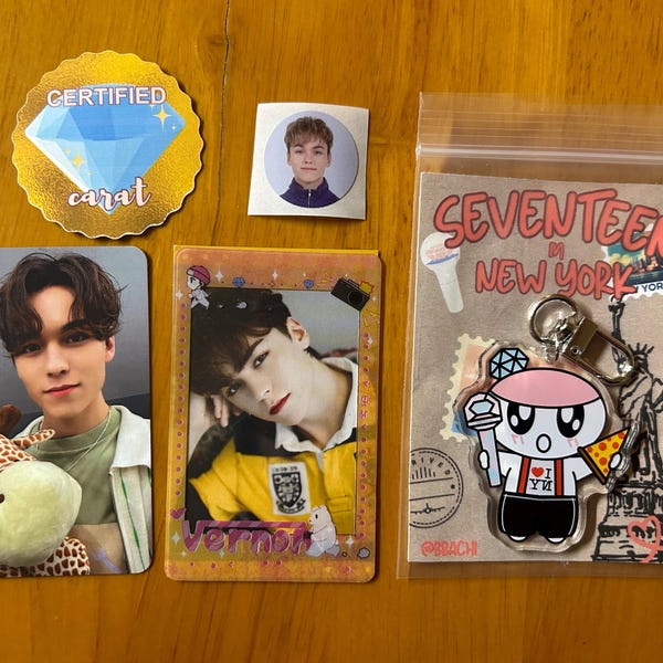 SEVENTEEN Miniteen Magnetic Bookmark | Kpop | Carat Gift | Handmade ...