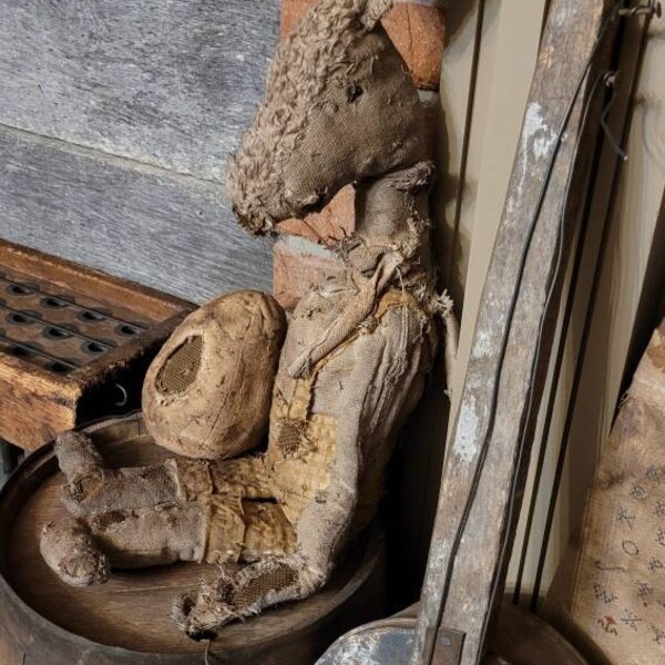 Primitive ~ Grungy GINGERBREAD Man Doll Pattern ~ Instant Download ...