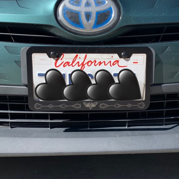 Death's-head Hawkmoth Laser Etched METAL License Plate Frame - Etsy