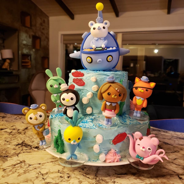 Octonauts Birthday Cake Topper, Personalised - Etsy