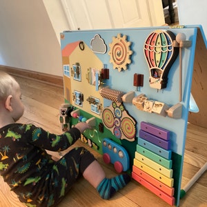Busy Board Space Theme Busyboard Sensory Board Travel - Etsy