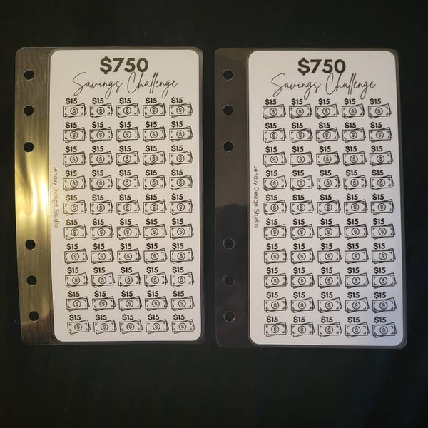 Dashboard Divider for Savings Challenge Binder for A6 Budget Binder ...