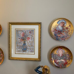 Hand Painted Texas Bluebonnet Plates and Mugs Celina by | Etsy