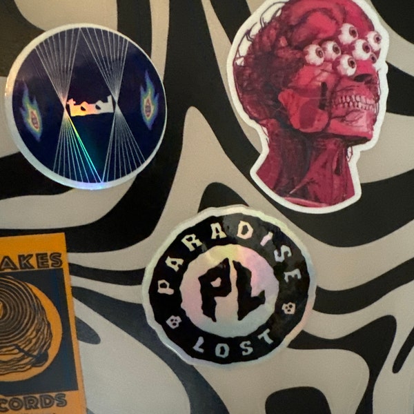 HOLOGRAPHIC Brain MRI/CT Vinyl Sticker | Anatomical Neuro Art - Etsy