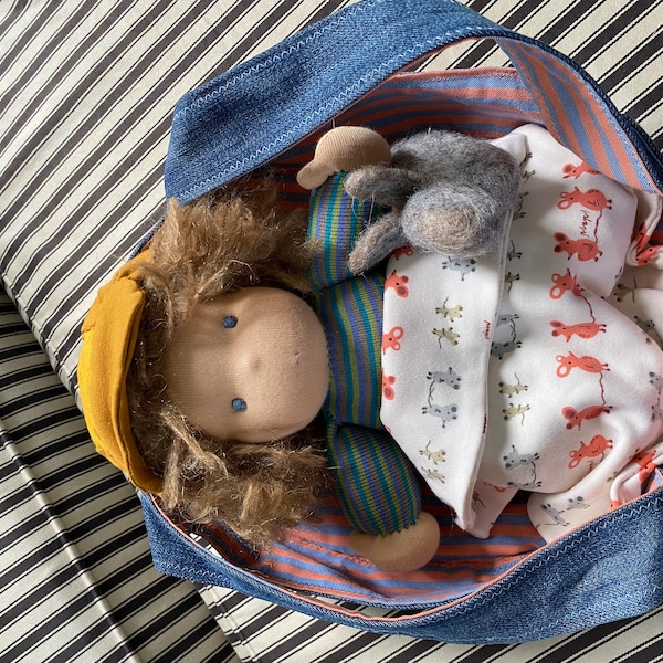 Soft Waldorf Doll, Girl Doll, Custom Made Girl Doll, Organic Cotton ...