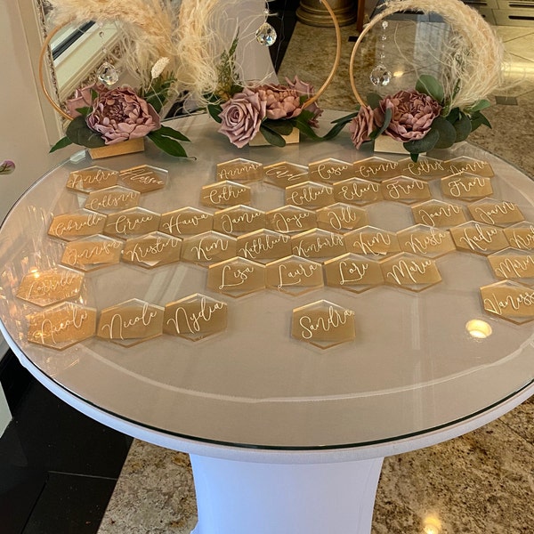 Acrylic Table Sign With Stand- Bar Sign, Wedding Sign, Event Signs - Etsy