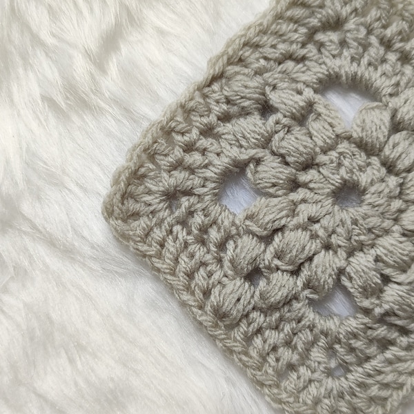 Nana's "puff Square" | CROCHET SQUARE PATTERN | Colorful Square | Nana ...