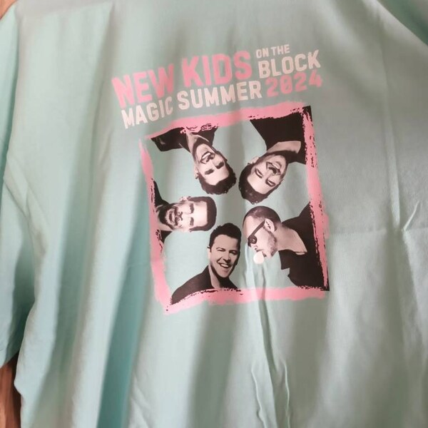 NKOTB Magic Summer Tour 2024 Unisex Jersey Short Sleeve T-shirt, New ...