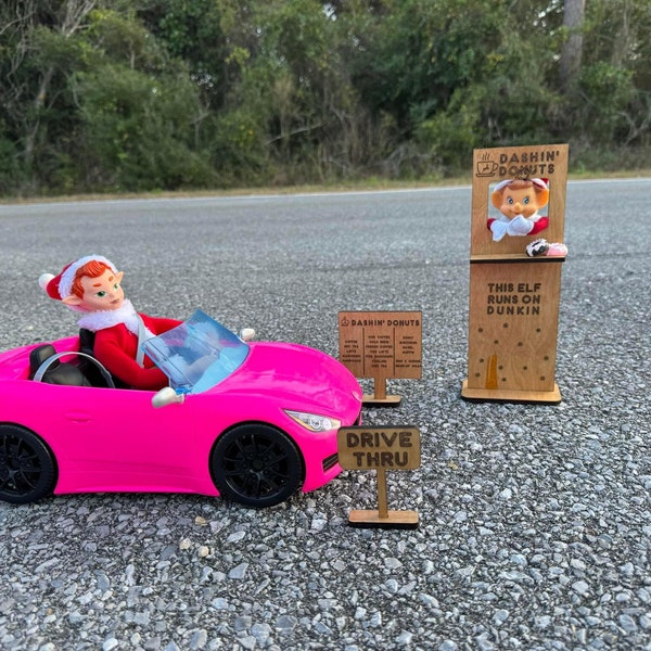 DIGITAL Elf Prop Elf Car Wash Auto Sign Christmas Xmas Holiday SVG ...