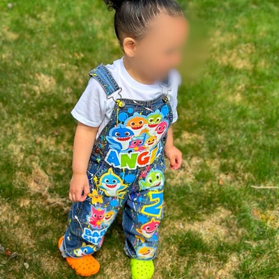 Boys Birthday Overalls Denim Overalls Custom Birthday Overalls ...