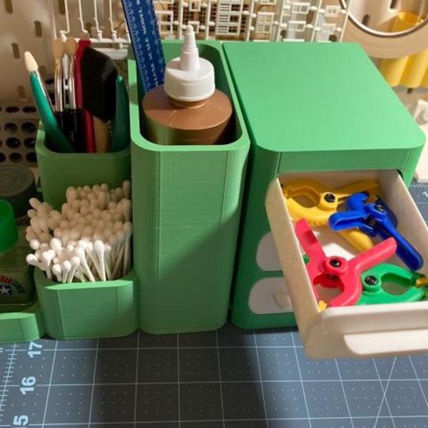 3D Printed 3 Drawer Desk Organizer - Etsy