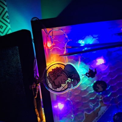 Jelly Dittos Holographic Epoxy Transparent Ditto Keychains - Etsy