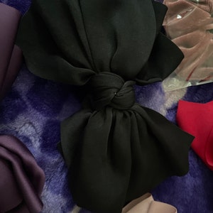 Floral Lace Drape Bow Translucent Mesh Bow Hair Accessory for - Etsy