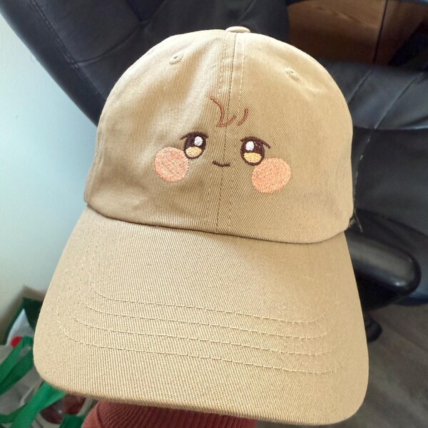 Stray Kids SKZ Lee Know Skzoo Leebit Face Embroidery White Dad Hat Cap ...