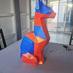 Papercraft Rabbit Sculpture, Bunny Papercraft, Papercraft Animals, DIY ...