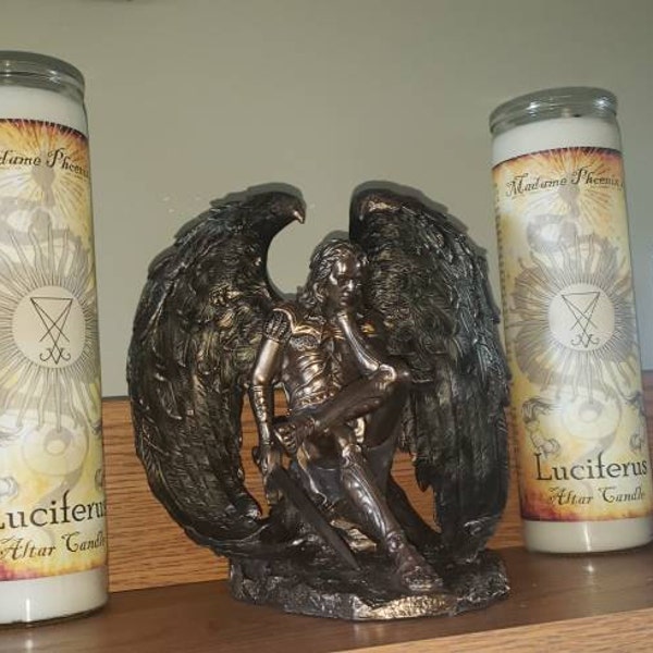 Luciferian Altar Candle - Etsy