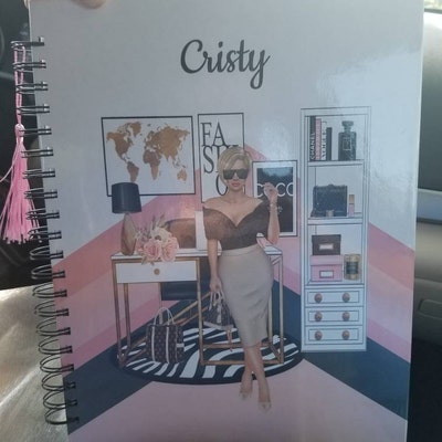 Black Girl Boss Personalized Notebook Cover Boss Lady - Etsy