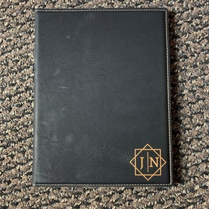 Personalized Leather Padfolio Custom Leather Portfolio - Etsy