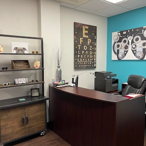 Vintage Eye Chart Retro Sign Doctor's Office Vision Test Rustic ...